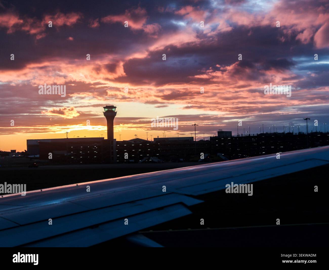 London, UK. 02nd June, 2026. Aviation security tower is seen during ...