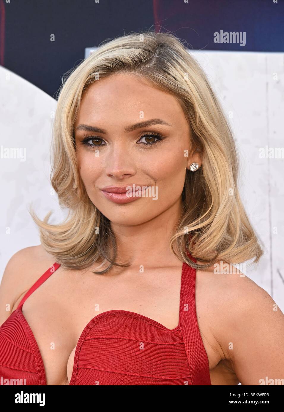 Natalie Alyn Lind arriving to Paramount Pictures “Scary Movie” world ...