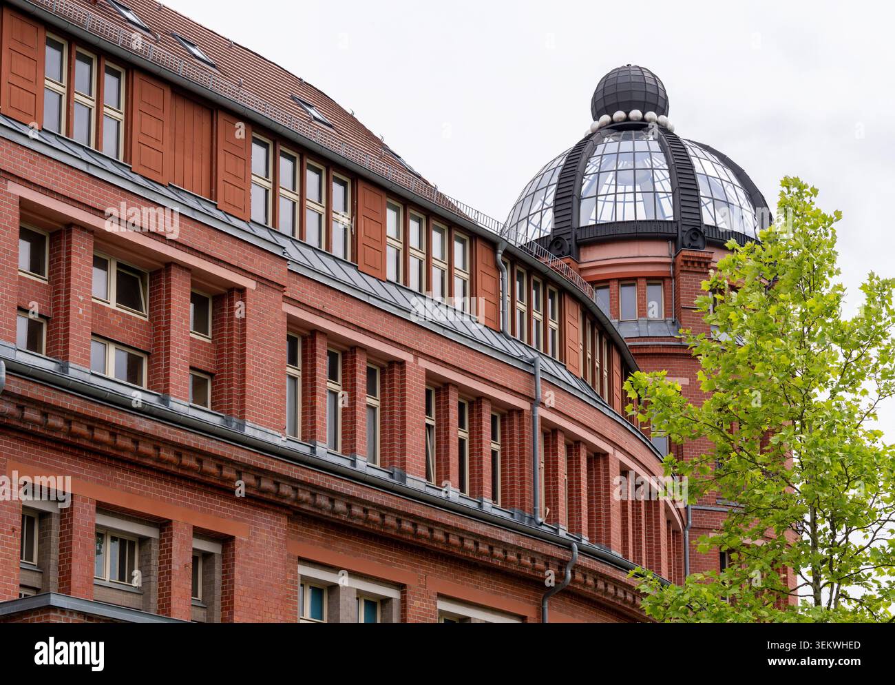 03 June 2026, Berlin: The renovated brick building at Neumagener ...