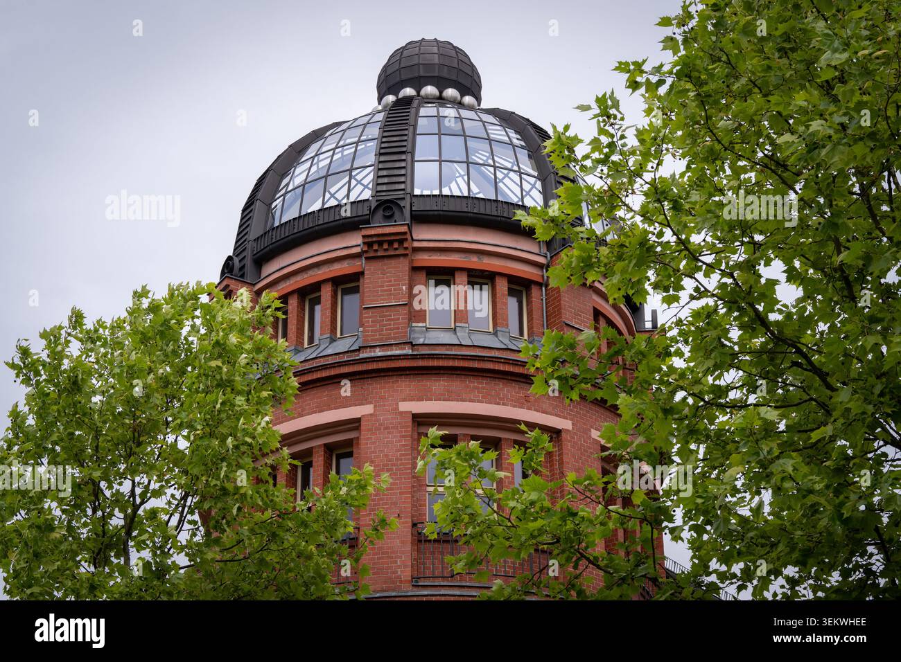 03 June 2026, Berlin: The renovated brick building at Neumagener ...