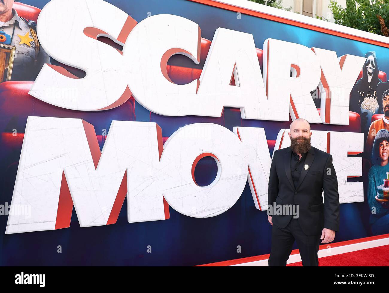 Michael Tiddes arrives at Scary Movie Global Premiere held at Paramount ...