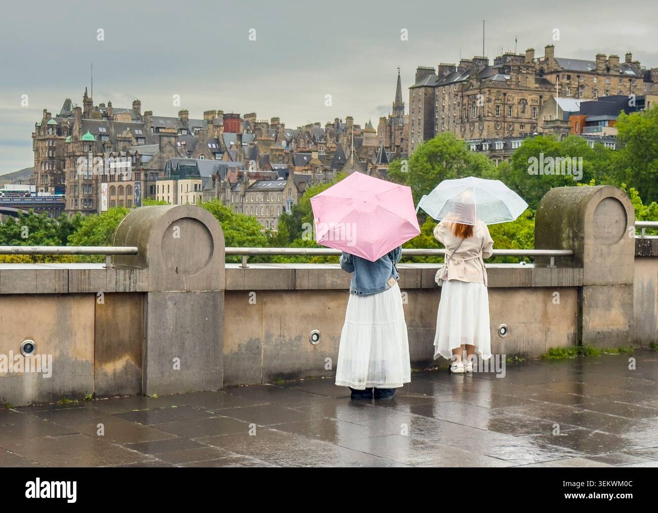 3rd June 2026 Edinburgh, Scotland. A mild yet wet summer day in ...