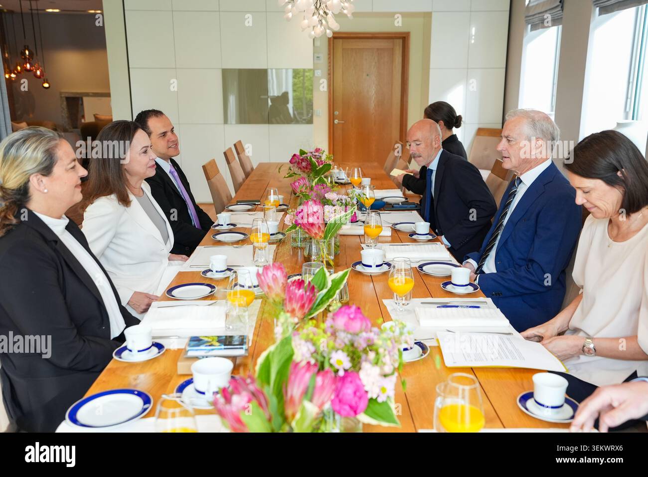 Oslo 20260604. Norwegian Prime Minister Jonas Gahr Stoere meets ...
