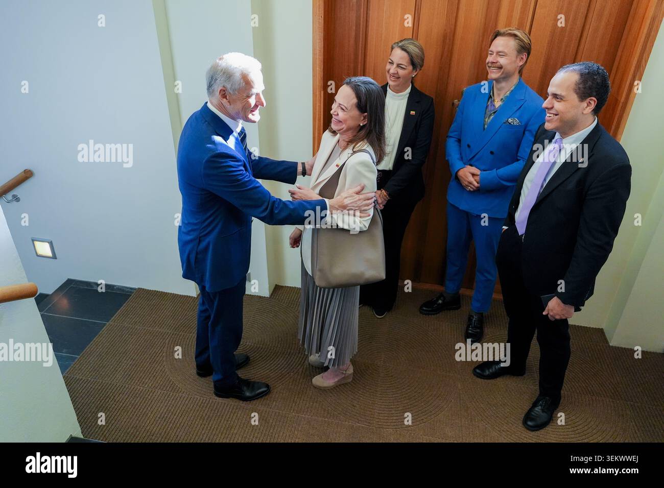 Oslo 20260604. Norwegian Prime Minister Jonas Gahr Stoere meets ...