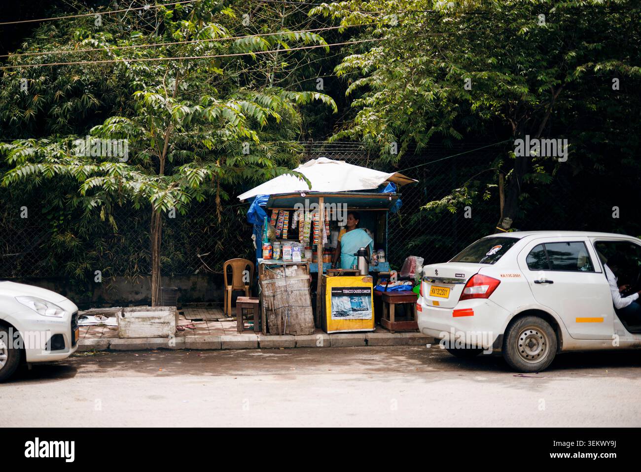 Strassenansicht von Bangalore Bangalore Indien *** Street view of ...