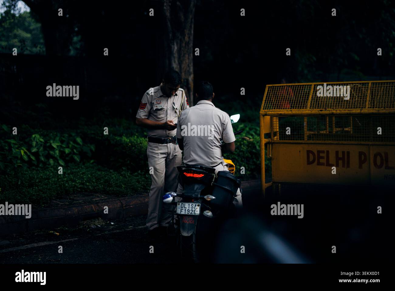 Strassenansicht von Bangalore Bangalore Indien *** Street view of ...