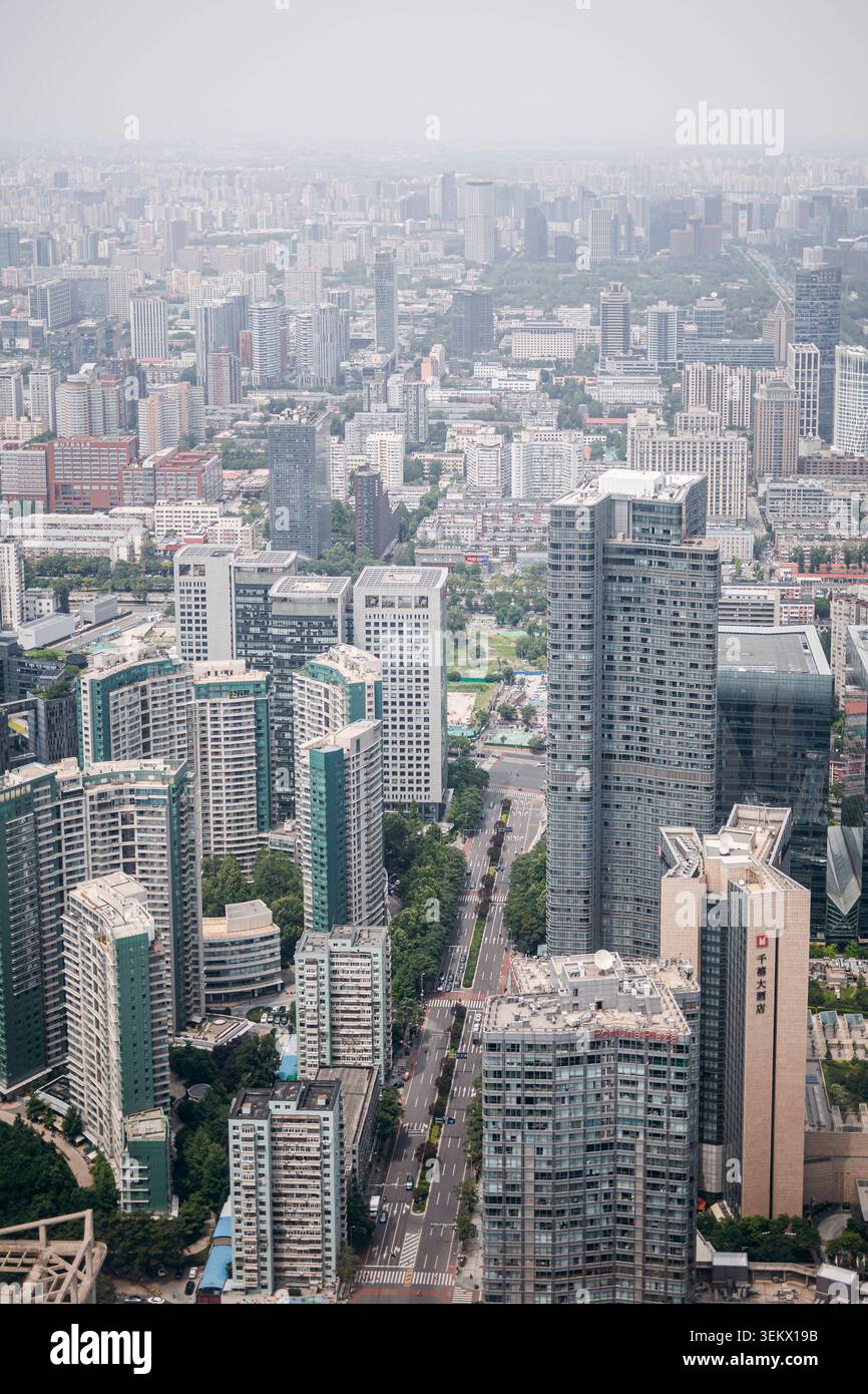 Stadt Uebersicht von Peking Peking China *** City Overview of Beijing ...