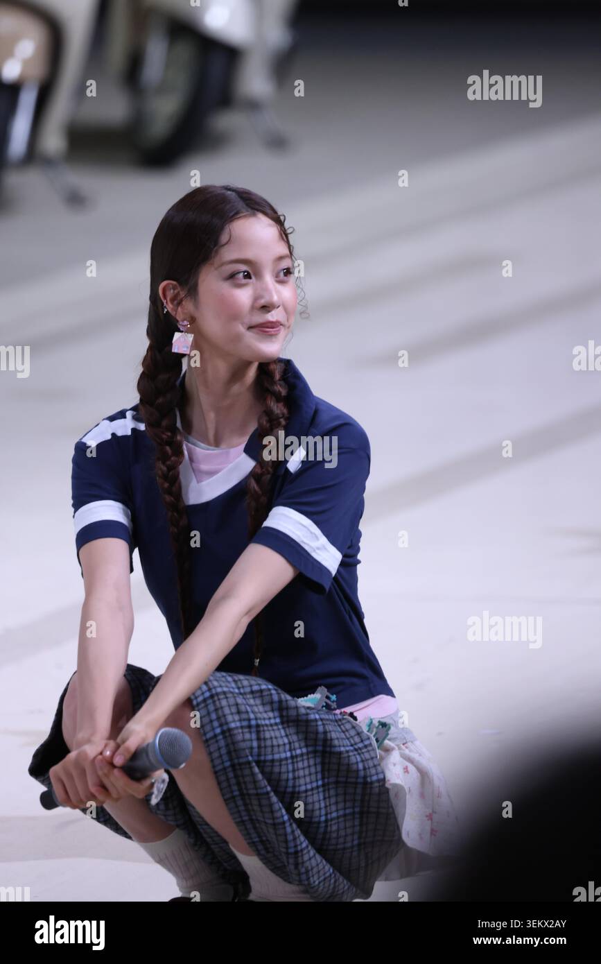 Chinese singer Ouyang Nana attends an event in Shanghai, China, 31 May ...