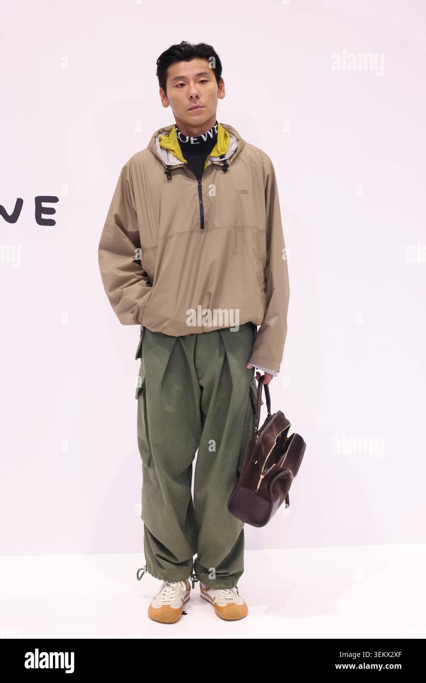 Chinese actor Jiang Qiming attends Loewe's 180th anniversary ...