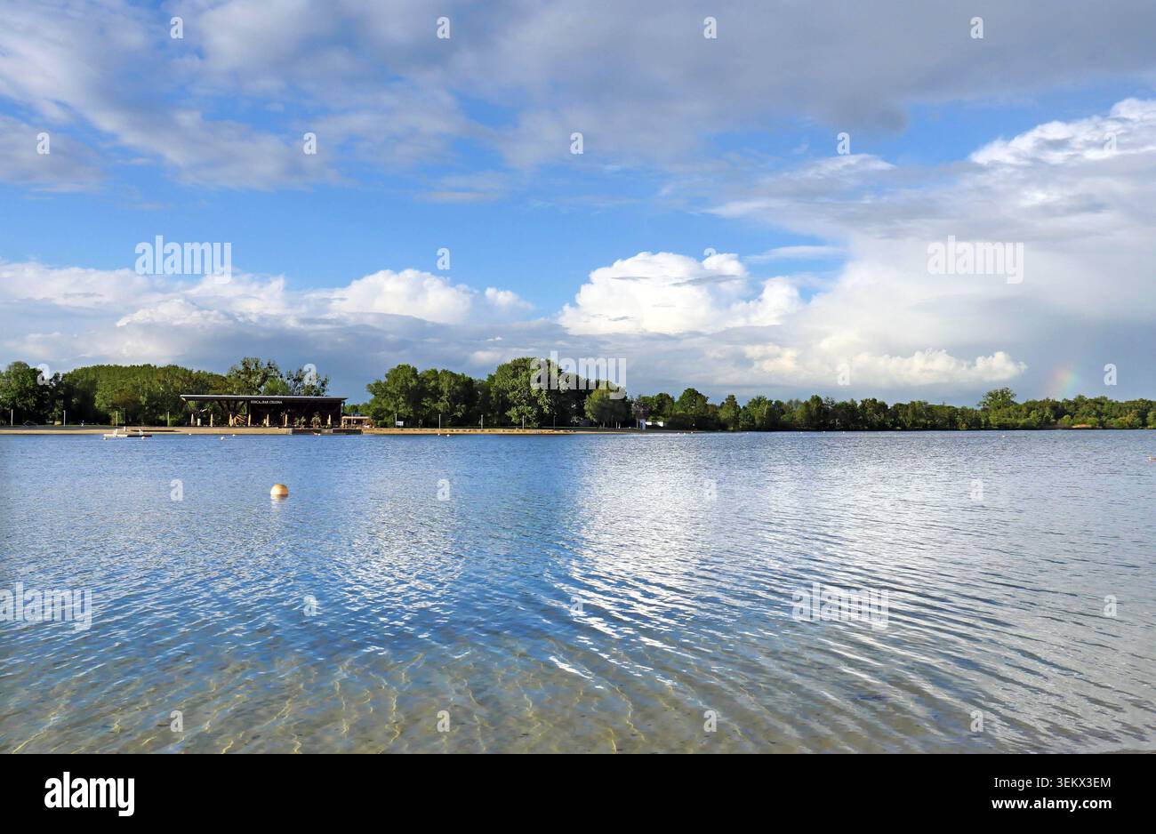 20.05.2026, Wolfsburg - Deutschland. Blick auf den Allersee bei ...