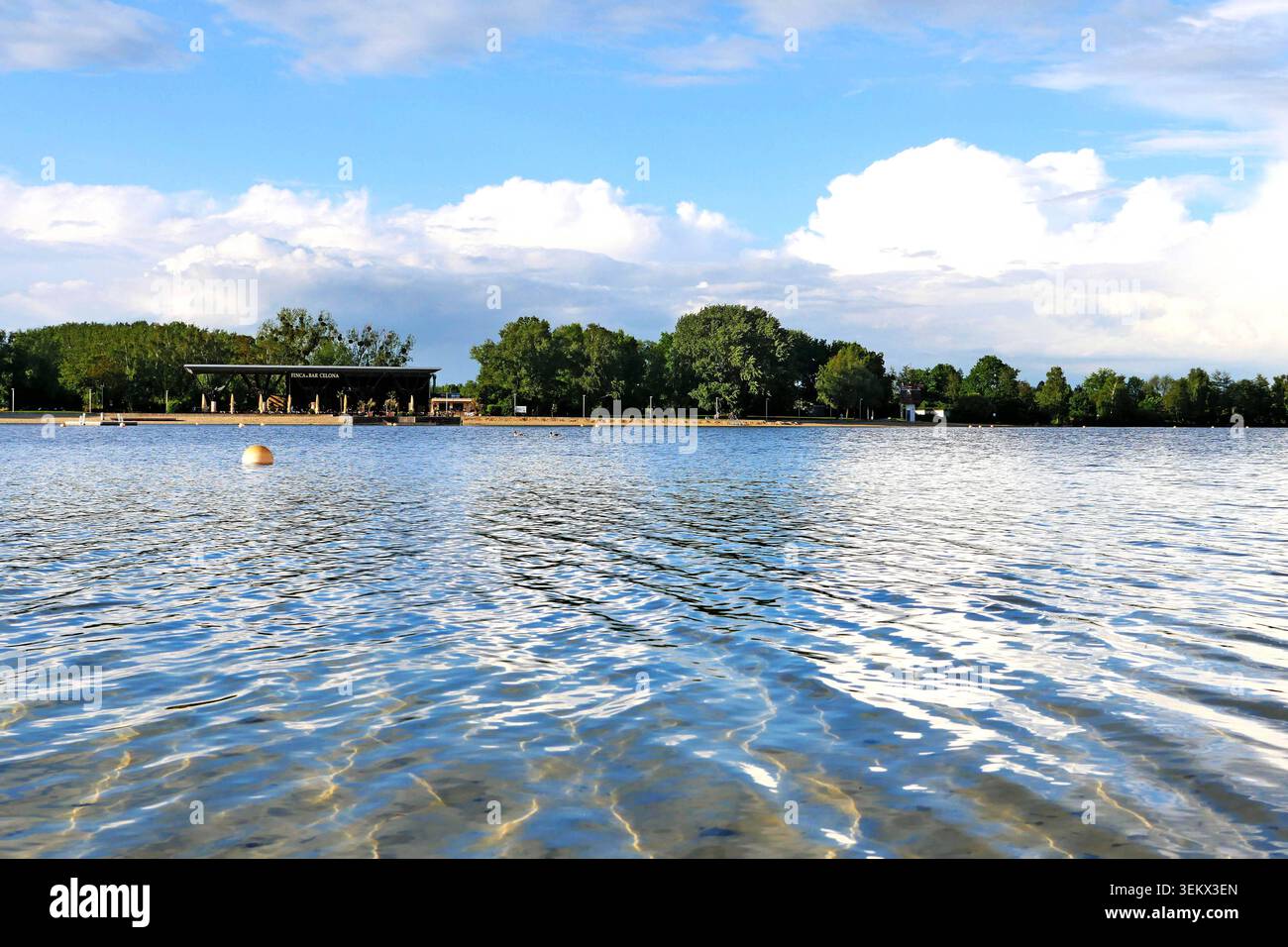 20.05.2026, Wolfsburg - Deutschland. Blick auf den Allersee bei ...