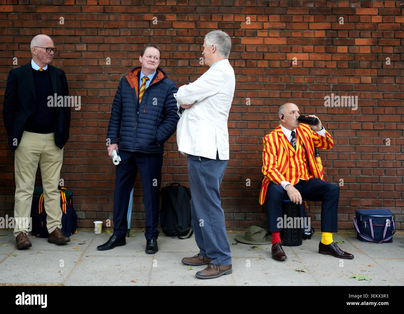 MCC members queue outside Lord's, London, ahead of the England v New ...