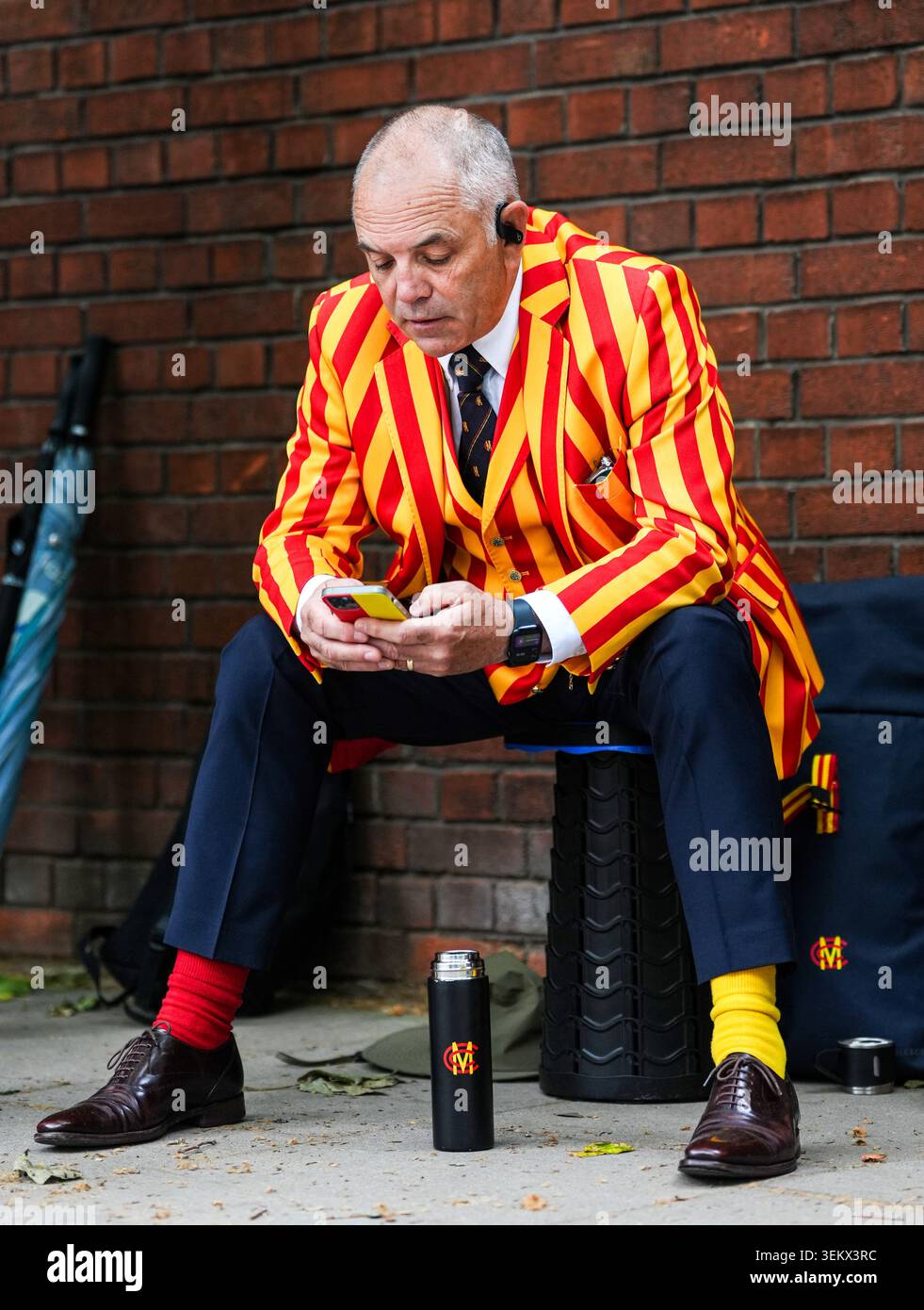 MCC members queue outside Lord's, London, ahead of the England v New ...