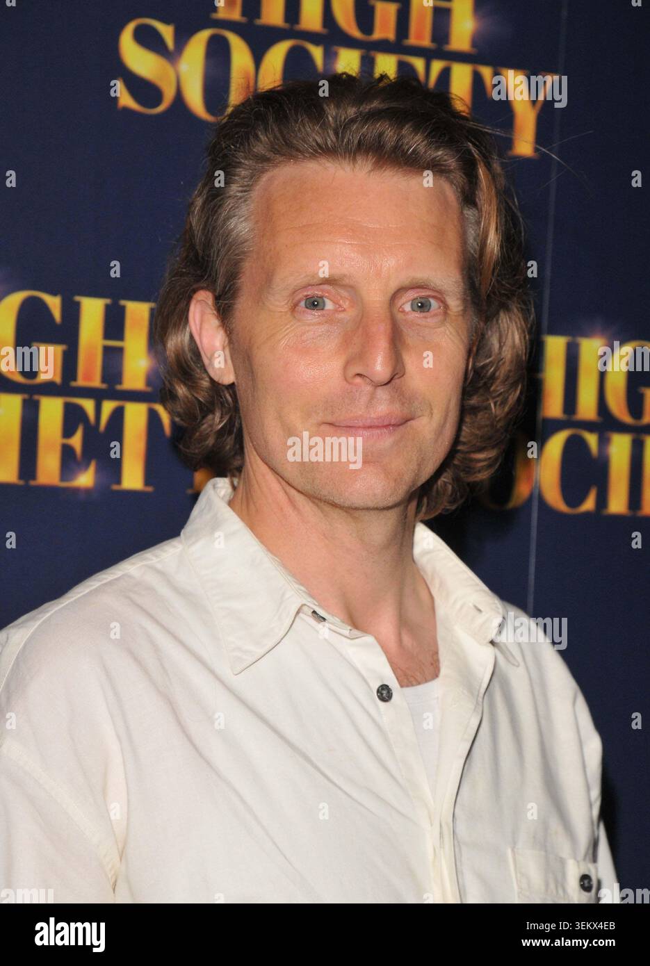 Christopher Harper at the "High Society" musical press night, Barbican ...