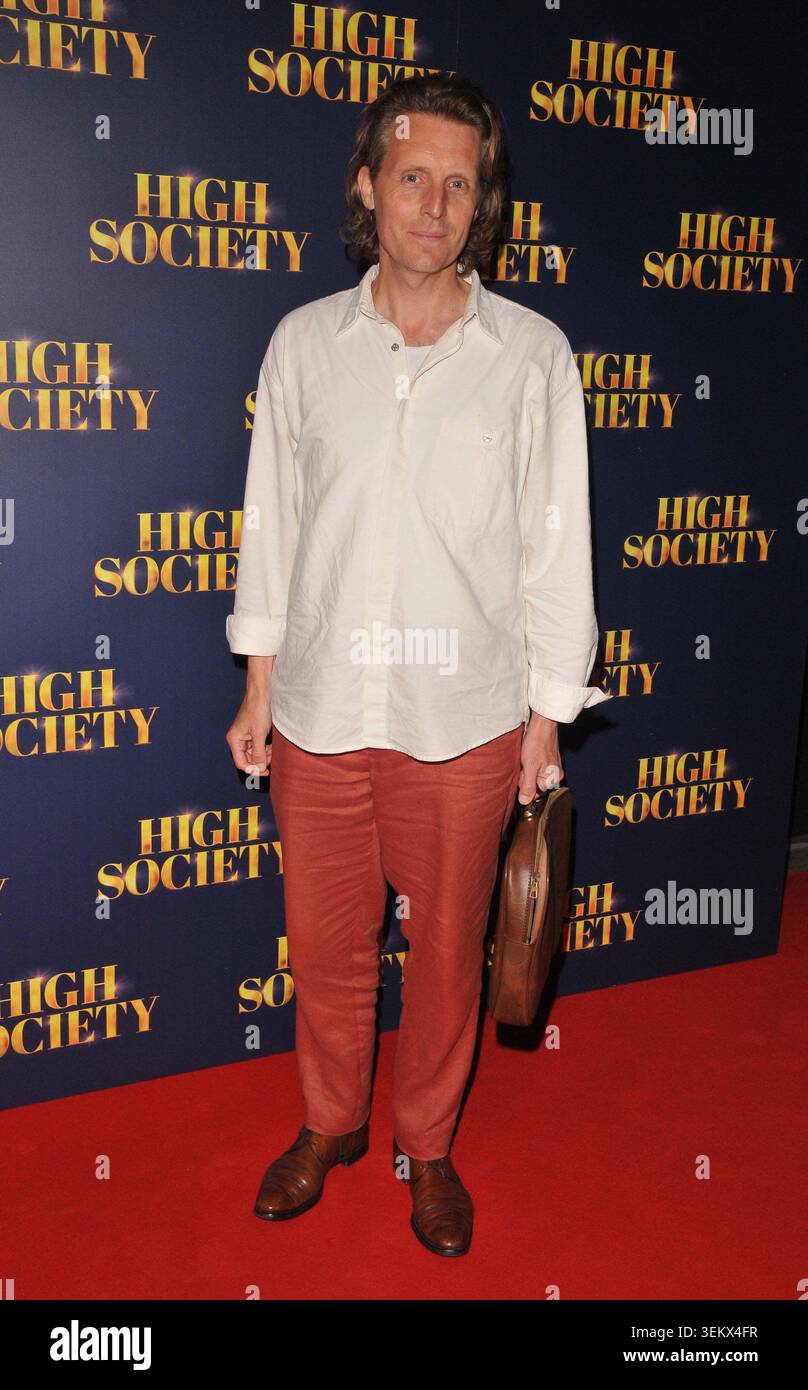 Christopher Harper at the "High Society" musical press night, Barbican ...
