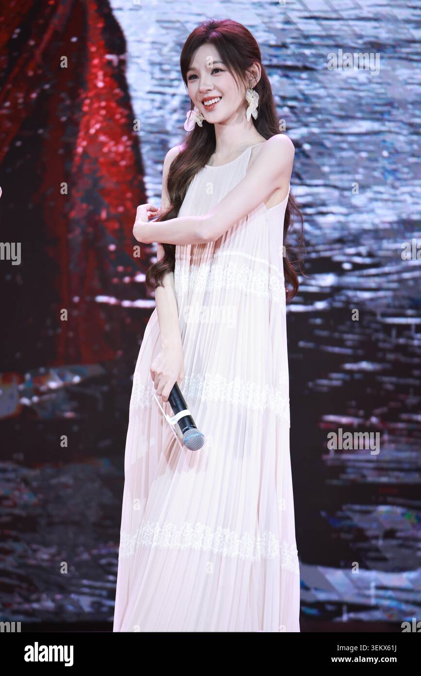 Chinese actress Zhang Yuxi attends 'Zhan Zhao Adventures' Douyin fan ...