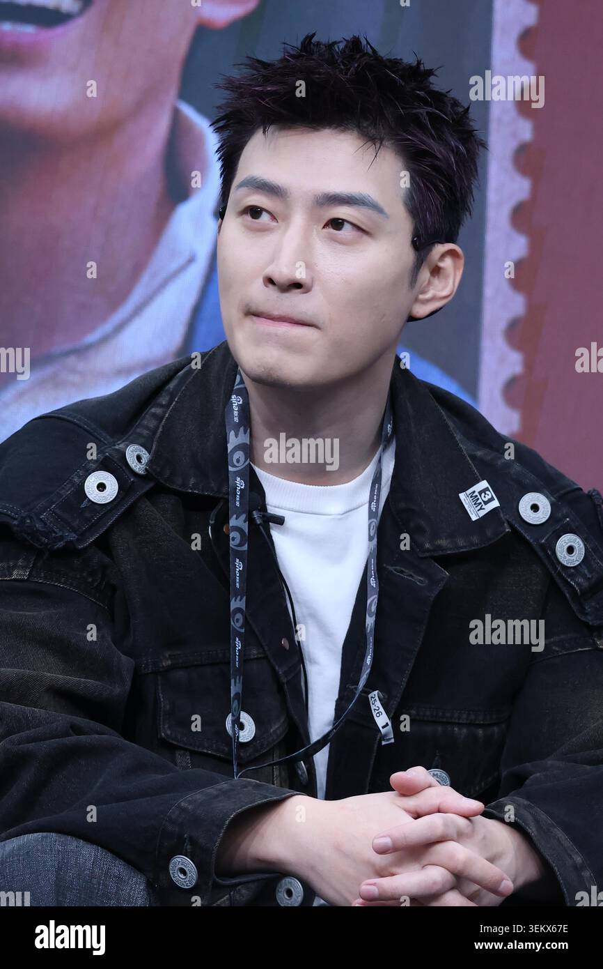 Chinese actor Dou Xiao promotes 'The Protagonist' during a Sina ...