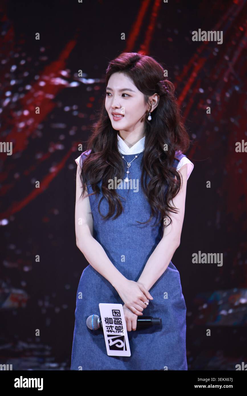 Chinese actress Zhang Ruonan attends 'Zhan Zhao Adventures' Douyin fan ...