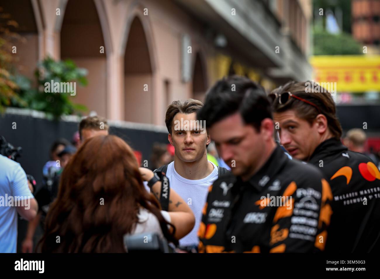 Monaco, Monte Carlo, 5th June 2026, Oscar Piastri, McLaren, and Lando ...