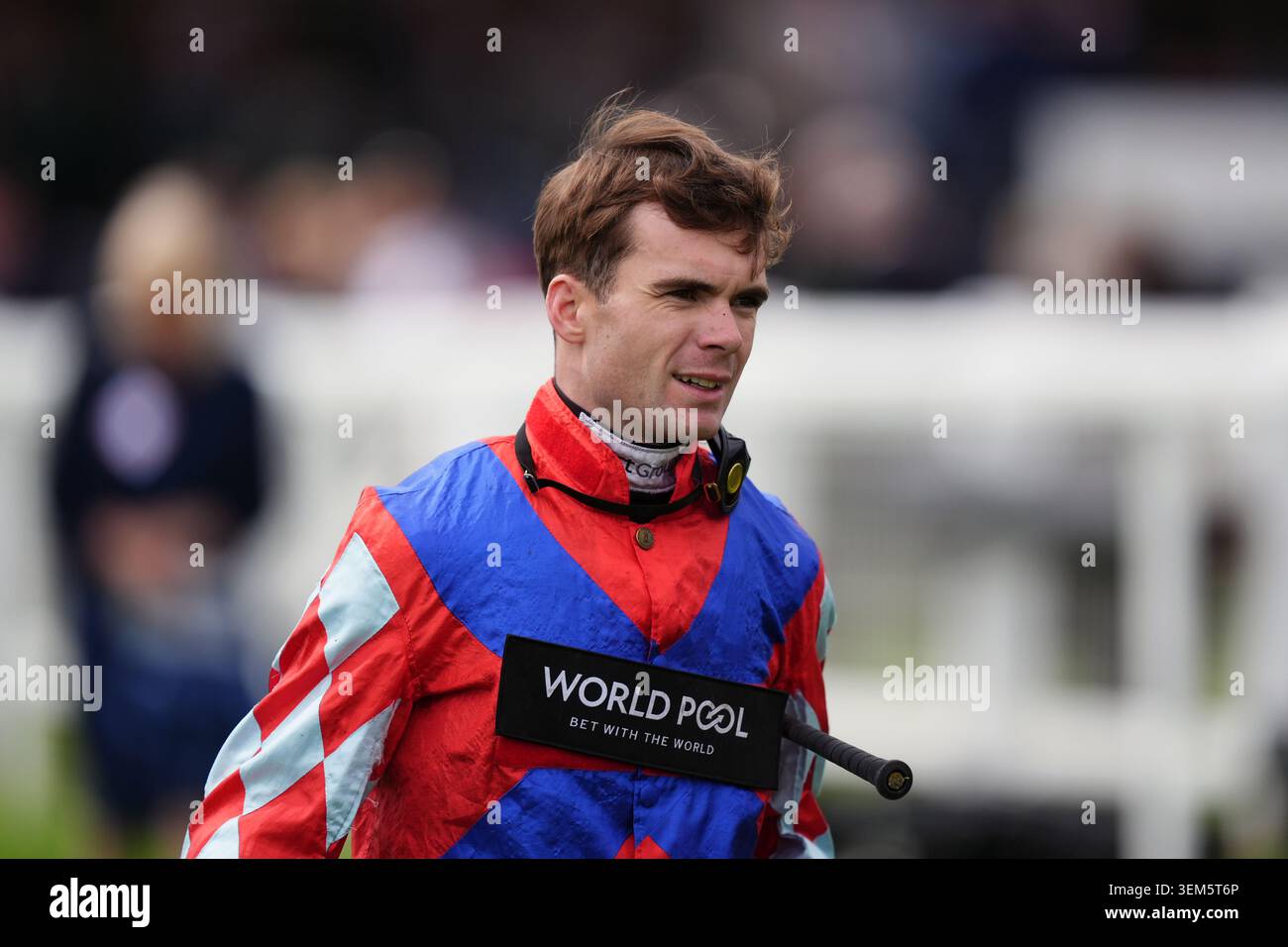 Jockey Billy Loughnane on Ladies Day of The Betfred Derby Festival at ...