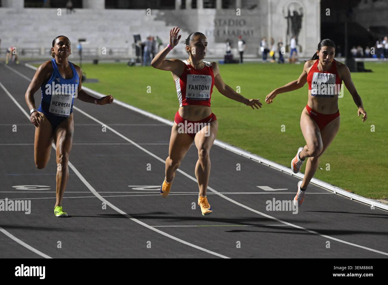 IPA85371974 - Rome , Italy. 05 June, 2026. Gaia Fantoni winning the 100 ...