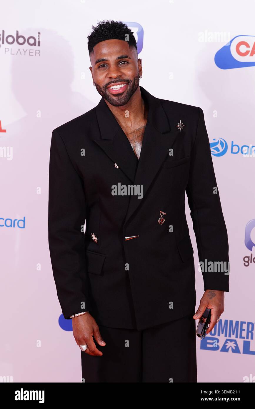 Jason Derulo backstage during Capital's Summertime Ball at Wembley ...