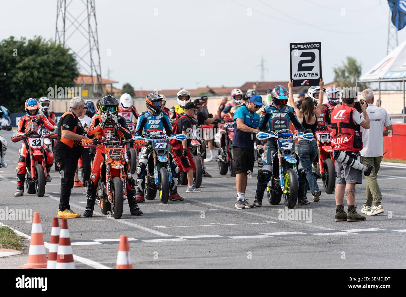 IPA85410325 - Line up during FIM Supermoto World Championship 2026 ...