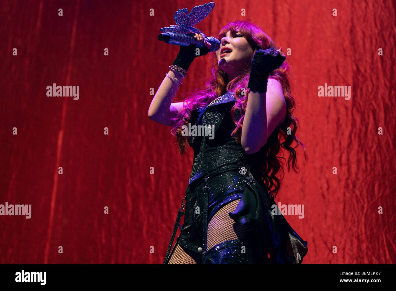 Maisy Kay opens for Lany's concert at The OVO Wembley Arena on June 06 ...