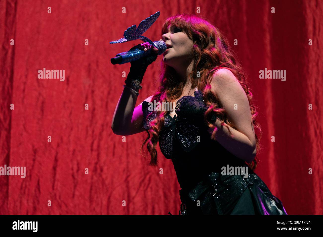 Maisy Kay opens for Lany's concert at The OVO Wembley Arena on June 06 ...