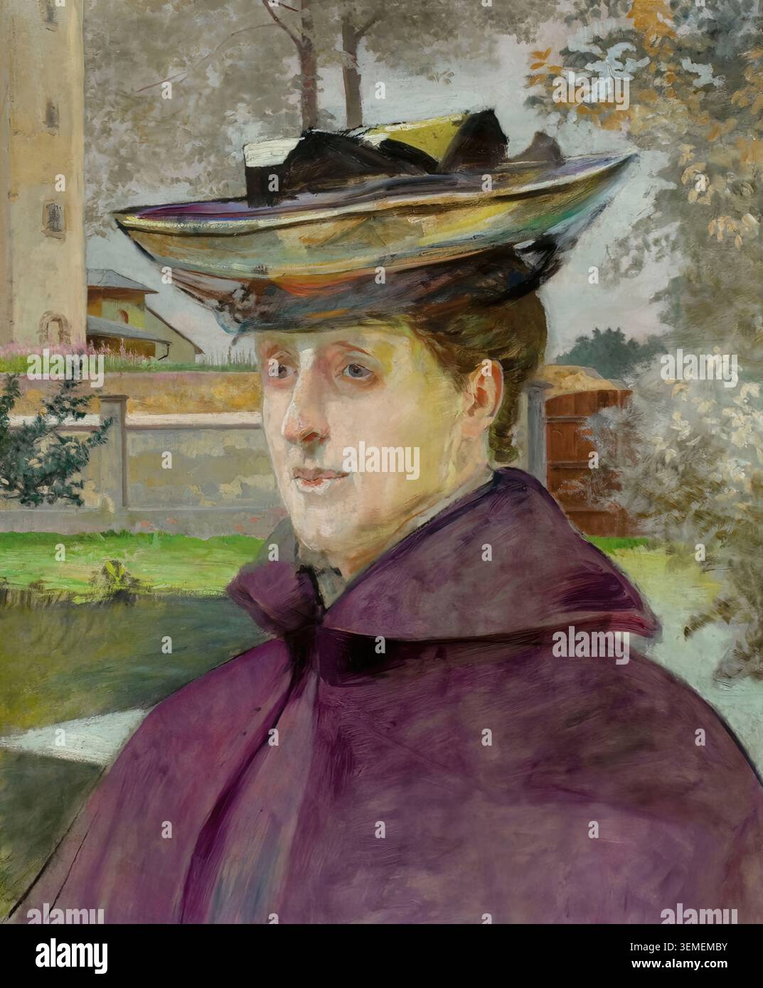 Jacek Malczewski, Portrait of Artist's Wife (Portret żony artysty ...
