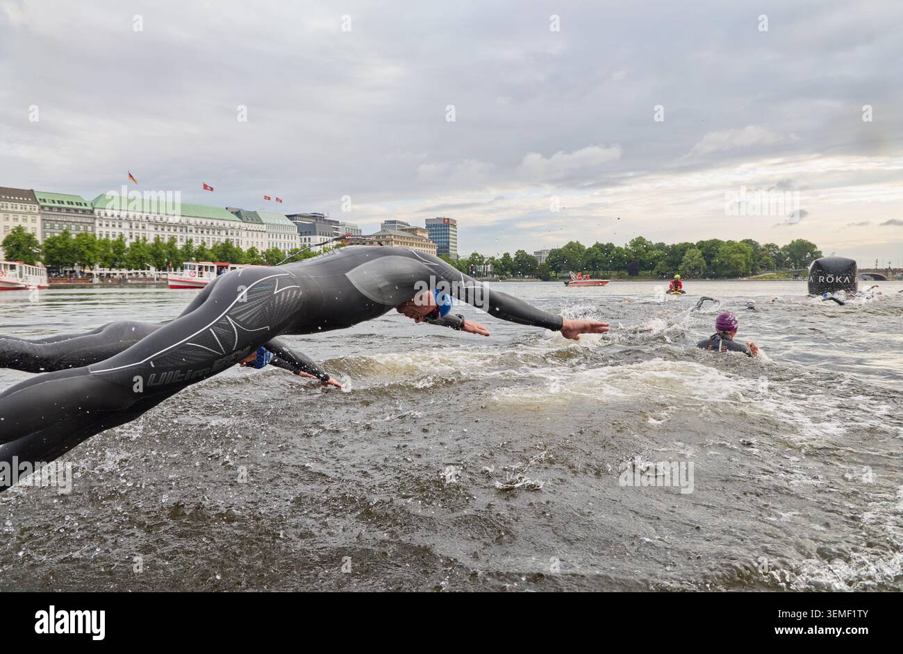 07 June 2026, Hamburg: Triathlon: European Championship, Ironman ...