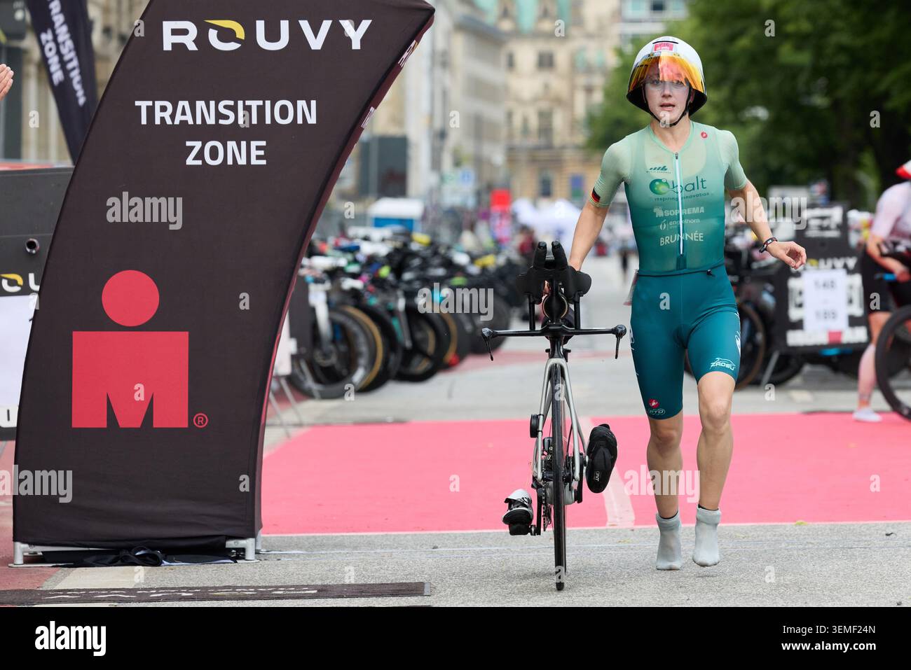07 June 2026, Hamburg: Triathlon: European Championship, Ironman, Women ...