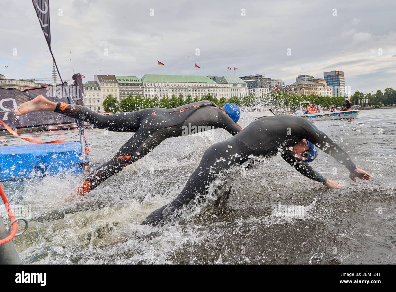 07 June 2026, Hamburg: Triathlon: European Championship, Ironman ...