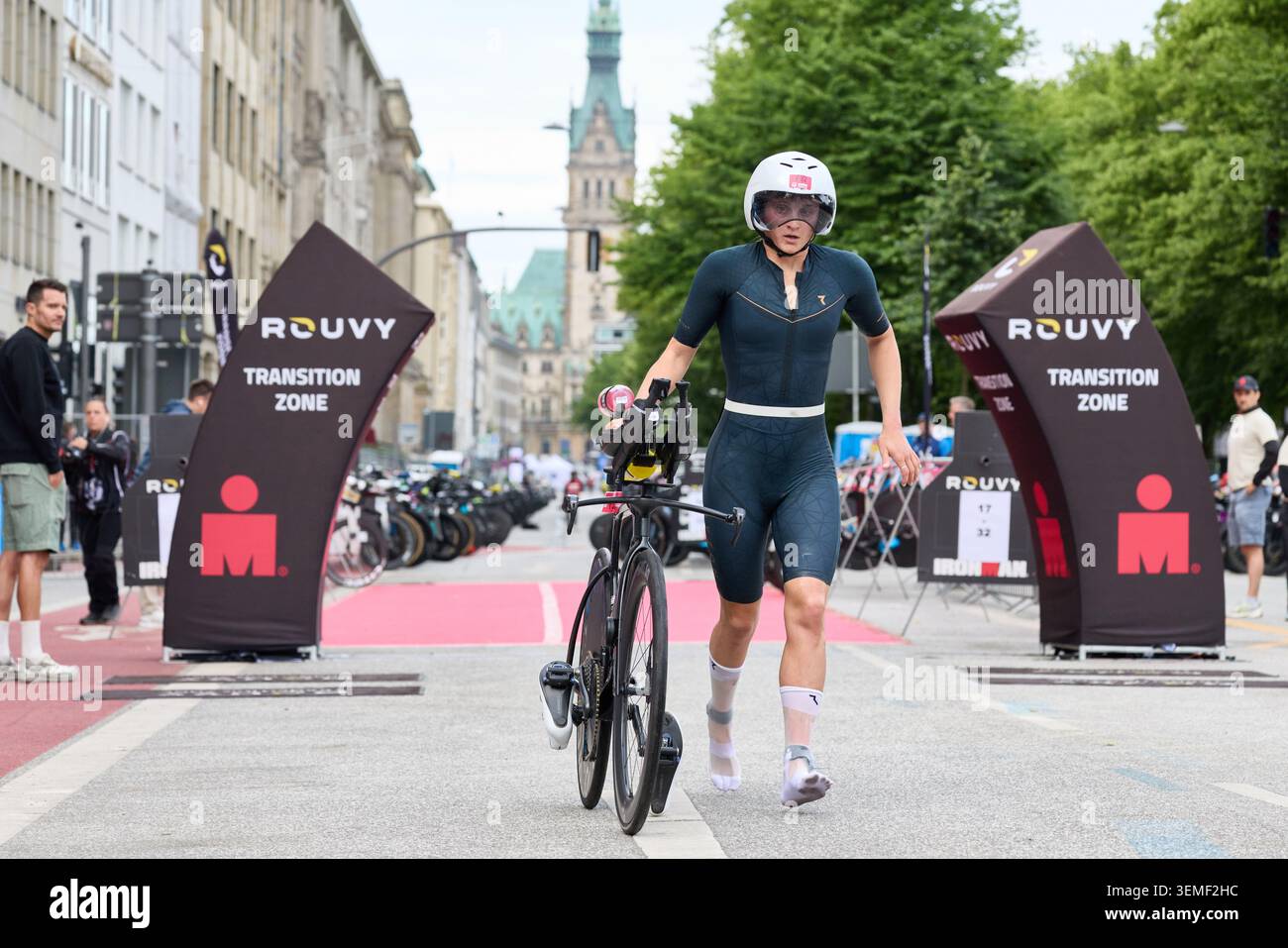 07 June 2026, Hamburg: Triathlon: European Championship, Ironman, Women ...