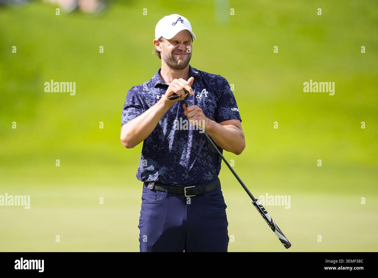 IPA85426136 - Thomas Detry of Aces team during day three of the LIV ...