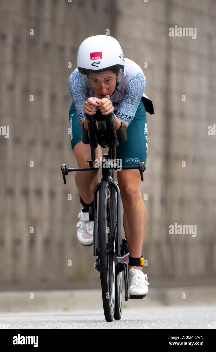 India Lee (Great Britain) Hamburg, June 7, 2026, Triathlon, IRONMAN ...