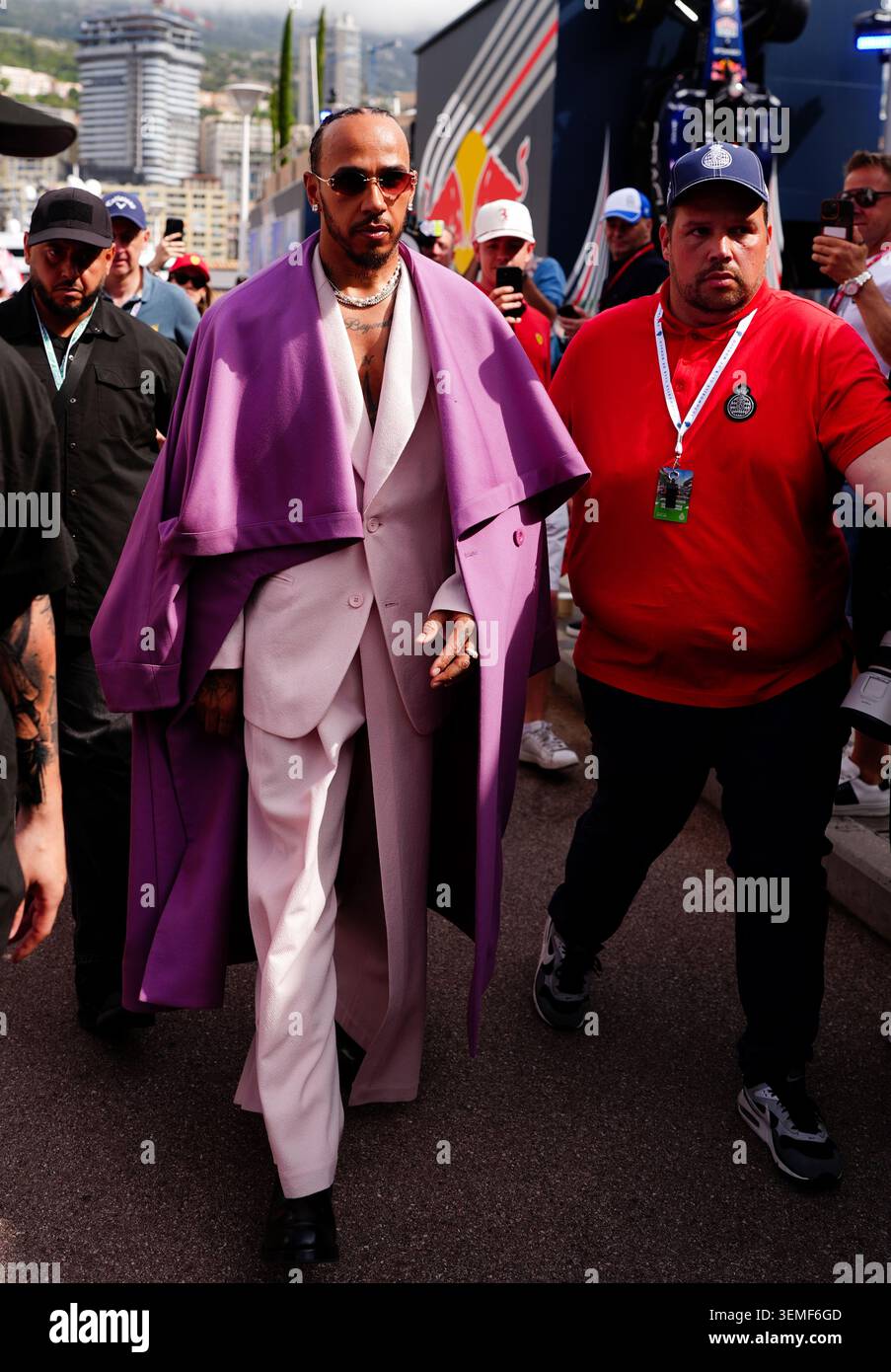 Ferrari driver Lewis Hamilton at the Circuit de Monaco, Monte Carlo ...