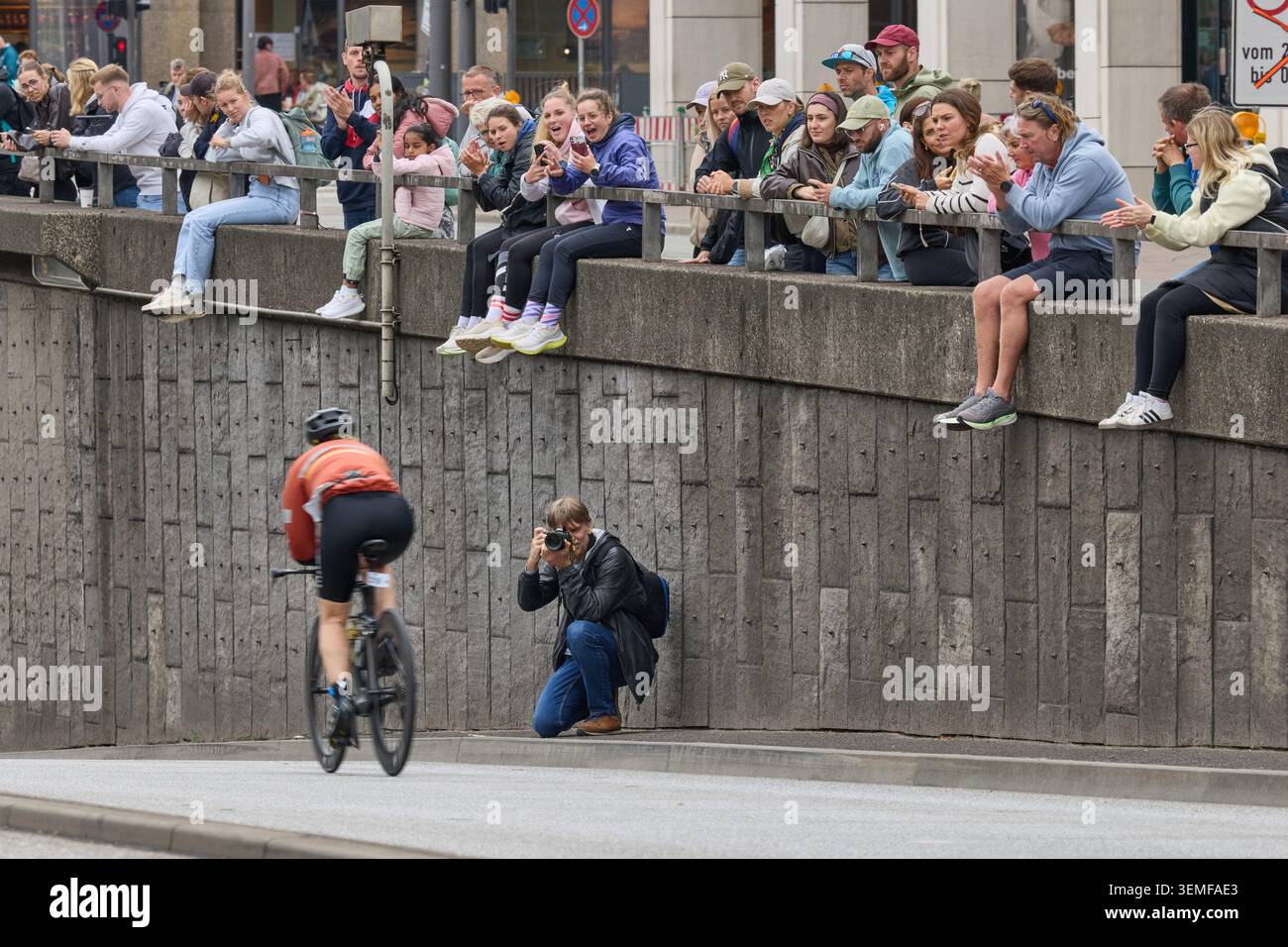 07 June 2026, Hamburg: Triathlon, European Championships, Ironman: A ...