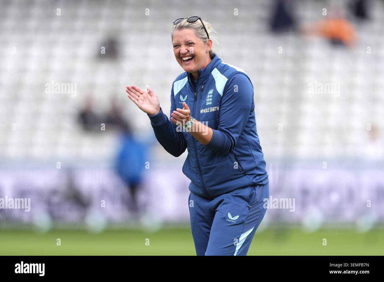 England fielding coach Sarah Taylor ahead of day four of the first ...