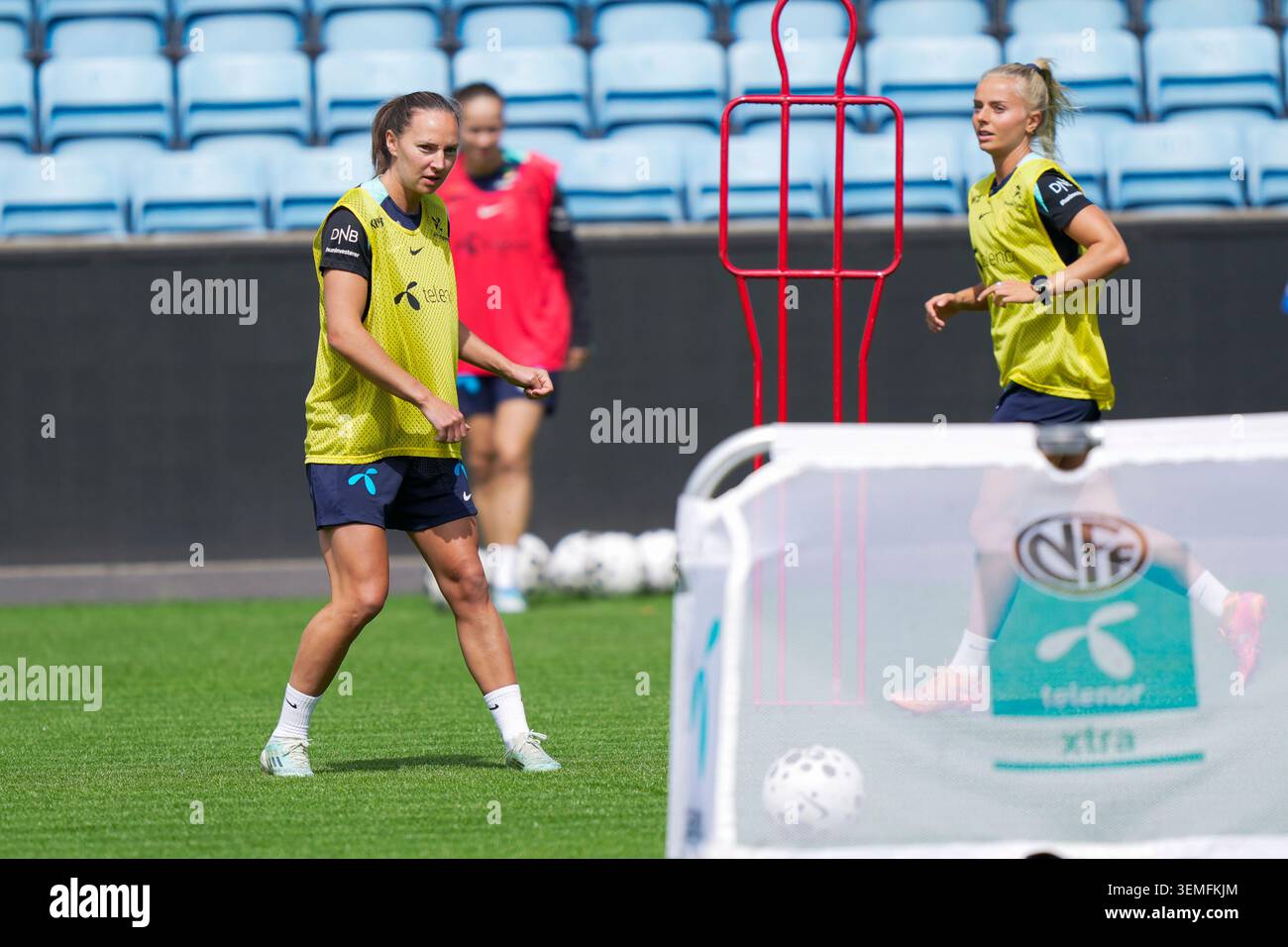 Oslo 20260607. Marit Bratberg Lund prepares for the World Cup qualifier ...