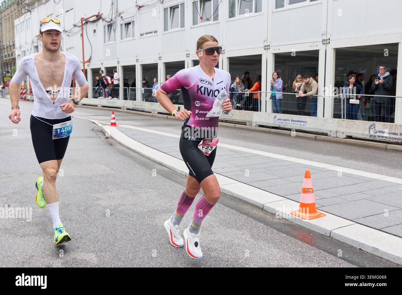 07 June 2026, Hamburg: Triathlon, women, European Championships ...