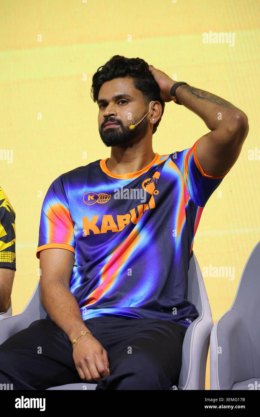 MUMBAI, INDIA - JUNE 7: Shreyas Iyer attends the launch of KABUNI ...