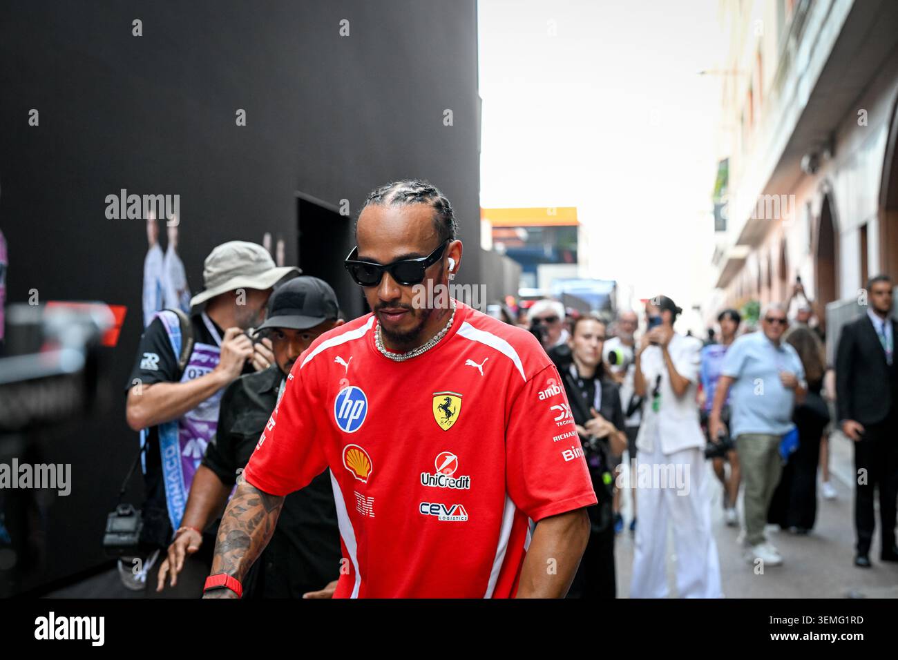 Monaco, Monte Carlo, 7th June 2026, Lewis Hamilton, Ferrari, during the ...