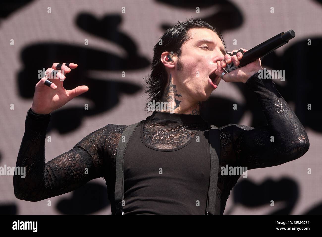 07 June 2026, Rhineland-Palatinate, Nürburg: Andrew "Andy" Biersack ...