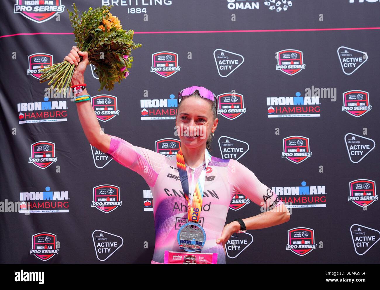 Laura Philipp (Germany, 2nd place) Hamburg, June 7, 2026, Triathlon ...