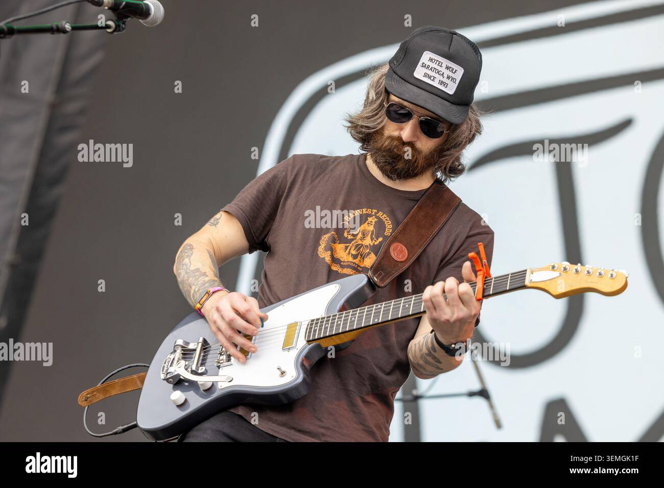 Musician John R. Miller during the Railbird Music Festival on June 6 ...