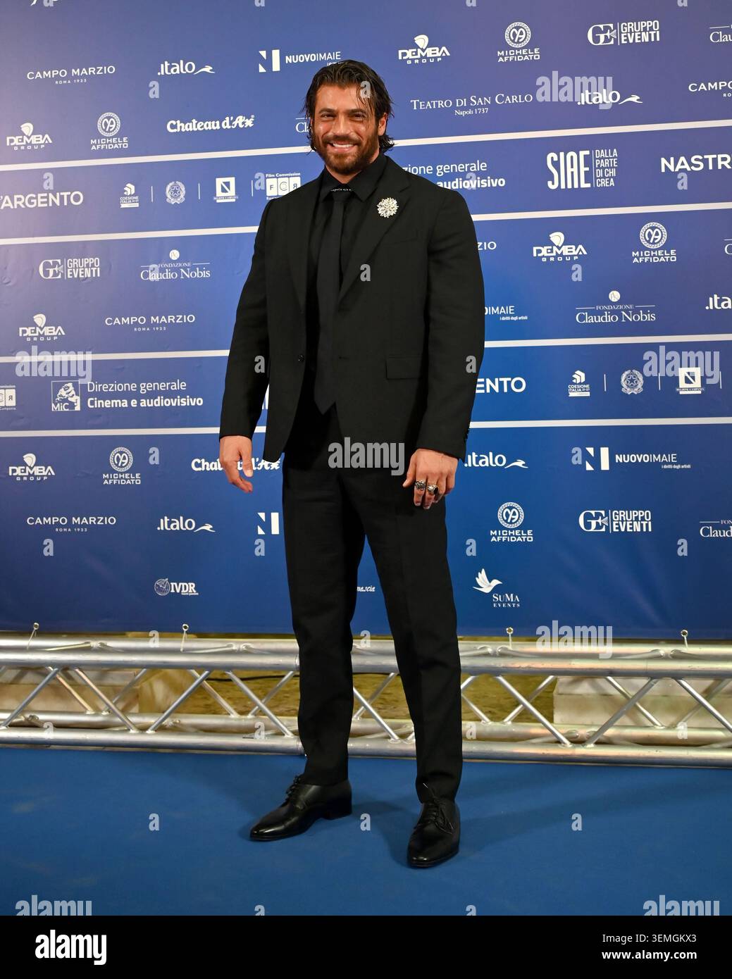 Can Yaman attends the photocall at the 2026 Silver Ribbon Awards Stock ...
