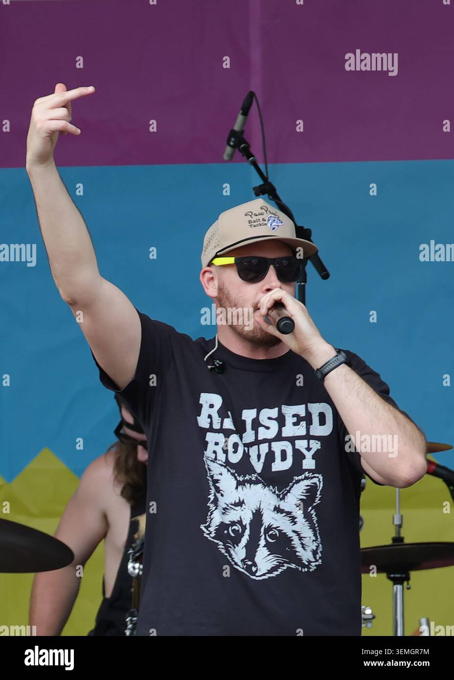 NASHVILLE, TN - JUNE 6: Trey Lewis at day 3 of CMA Fest 2026 at Nissan ...