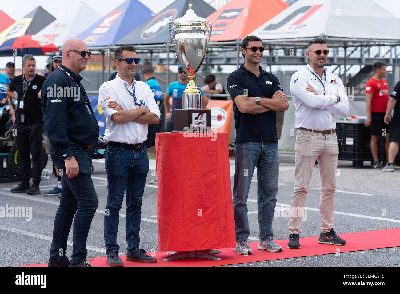 IPA85443452 - Line up during FIM Supermoto World Championship 2026 ...
