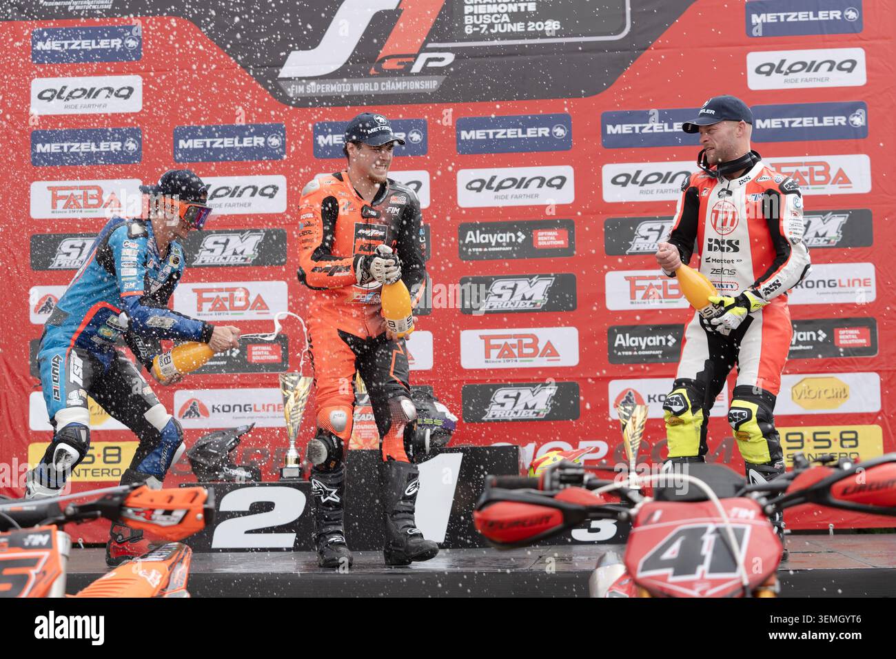 IPA85443446 - Awards Ceremony during FIM Supermoto World Championship ...